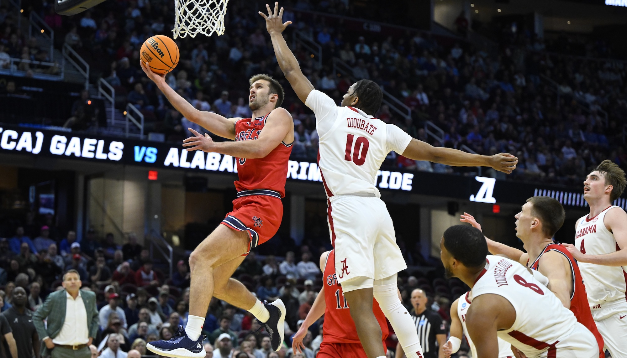 Gaels’ Historic Season Comes to an End in NCAA Tournament Second Round Against Alabama | Saint ...
